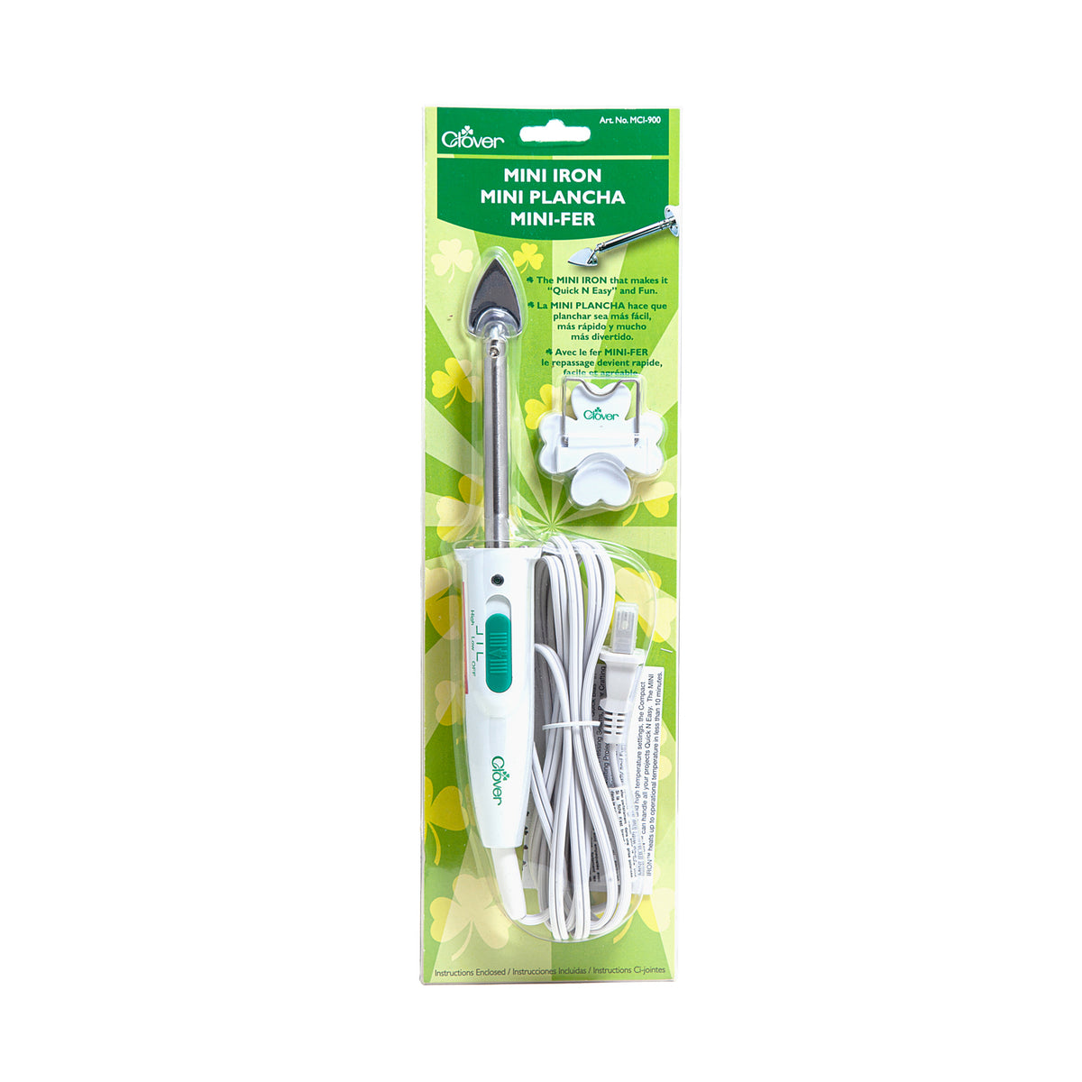 Clover Mini Iron Artistic Quilts With Colors Inc