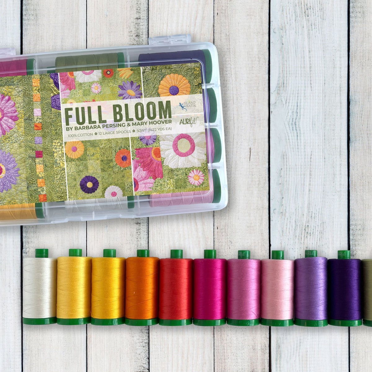 AURIFIL - Full Bloom by Barbara Persing 40WT – Artistic Quilts with Colors Inc.