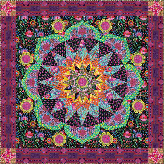 ROBIN RUTH DESIGNS - FLOWER POWER QUILT KIT – Artistic Quilts with ...