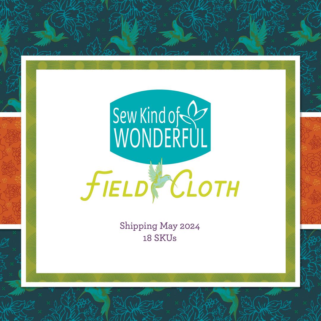 SEW KIND OF WONDERFUL - FIELD CLOTH – Artistic Quilts with Colors Inc.