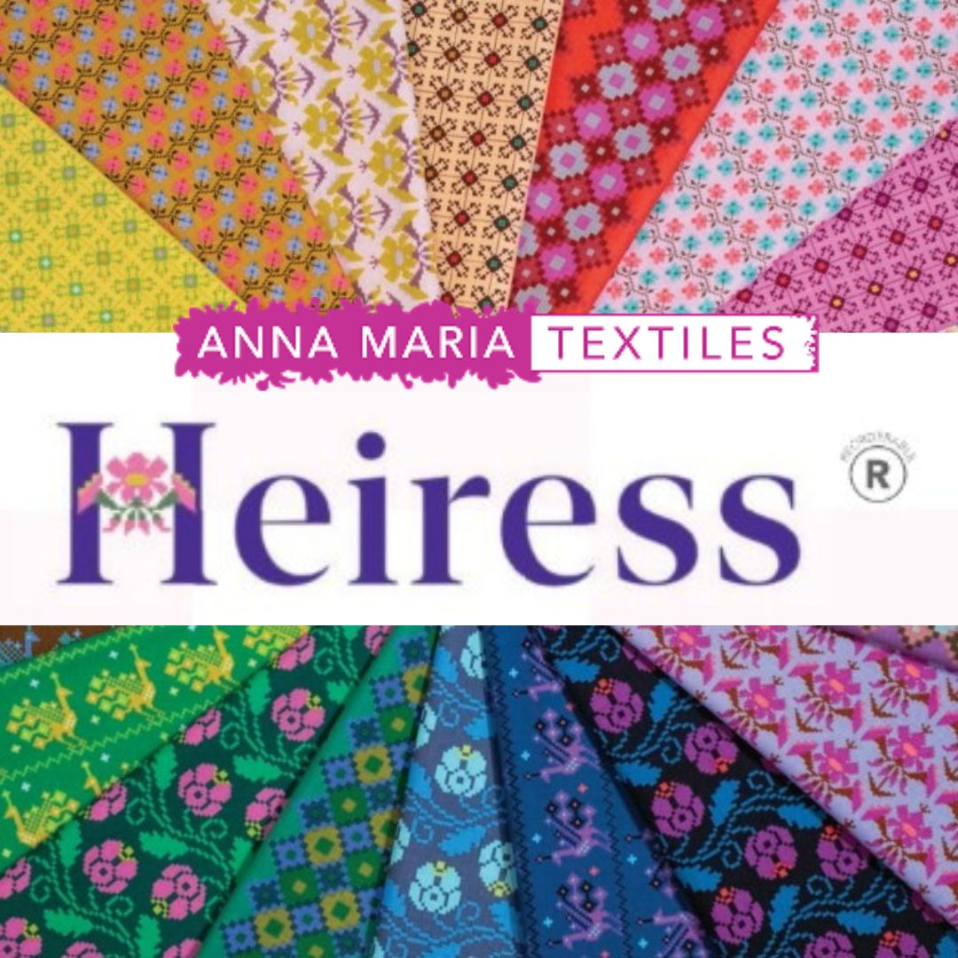 ANNA MARIA PARRY - Heiress – Artistic Quilts with Colors Inc.