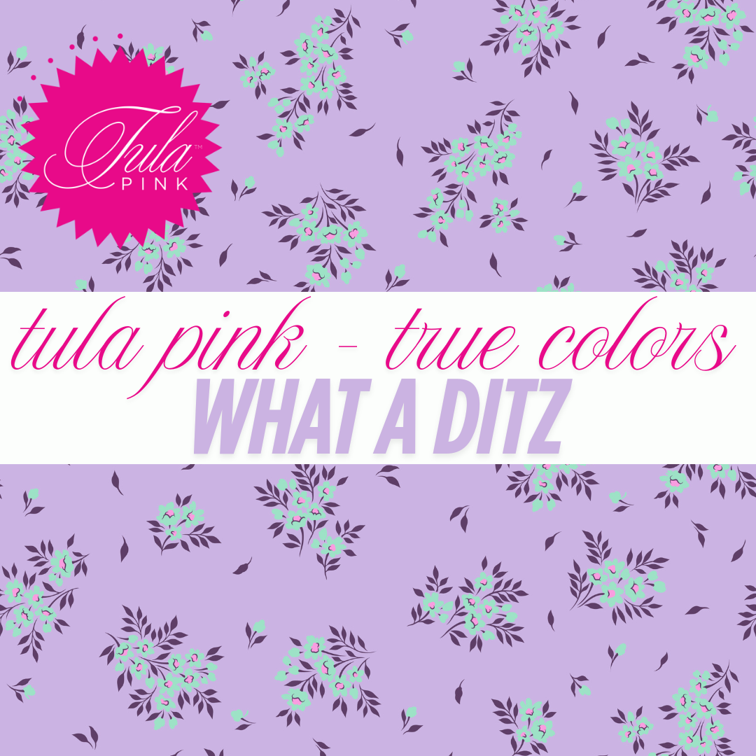 TULA PINK - TRUE COLORS 2025 - What a Ditz – Artistic Quilts with ...