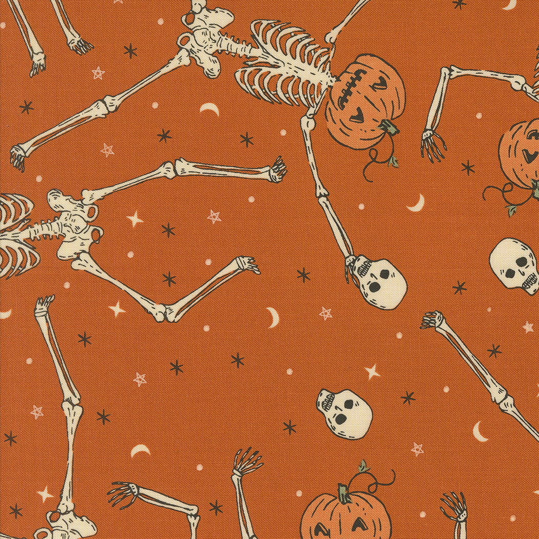 STACY IEST HSU - Home Sweet Haunt - Dancing Skeleton Pumpkins, Rust ...