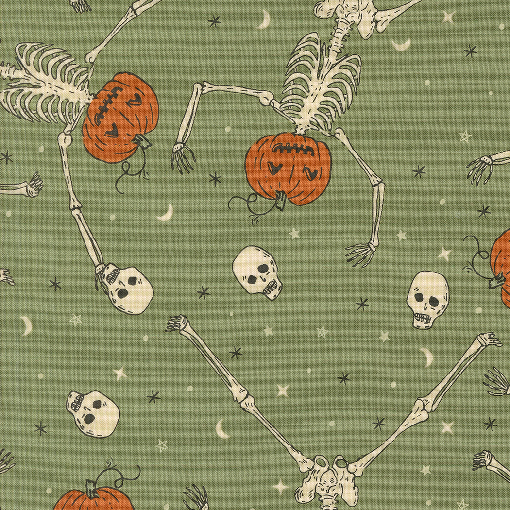 STACY IEST HSU - Home Sweet Haunt - Dancing Skeleton Pumpkins, Moss ...