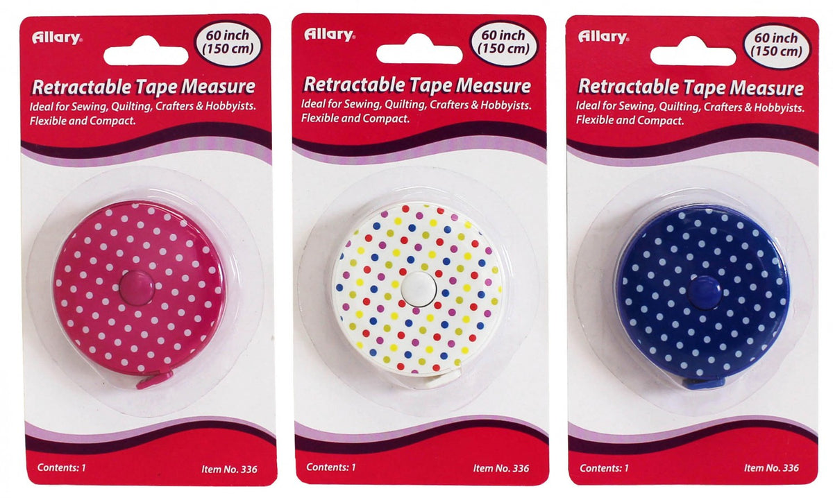 ALLARY - Retractable Tape Measure Polka Dot – Artistic Quilts with ...