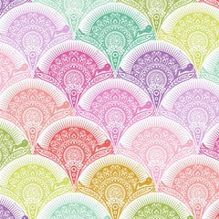 TULA PINK - Prince Charming Déjà Vu - Snail Scallop, Sugarrush ...