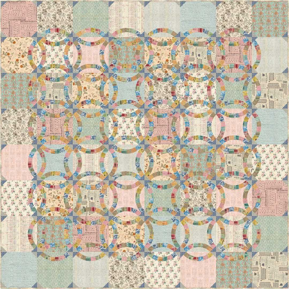 Tim Holtz - Palette Program - Double Wedding Ring Quilt Kit – Artistic ...