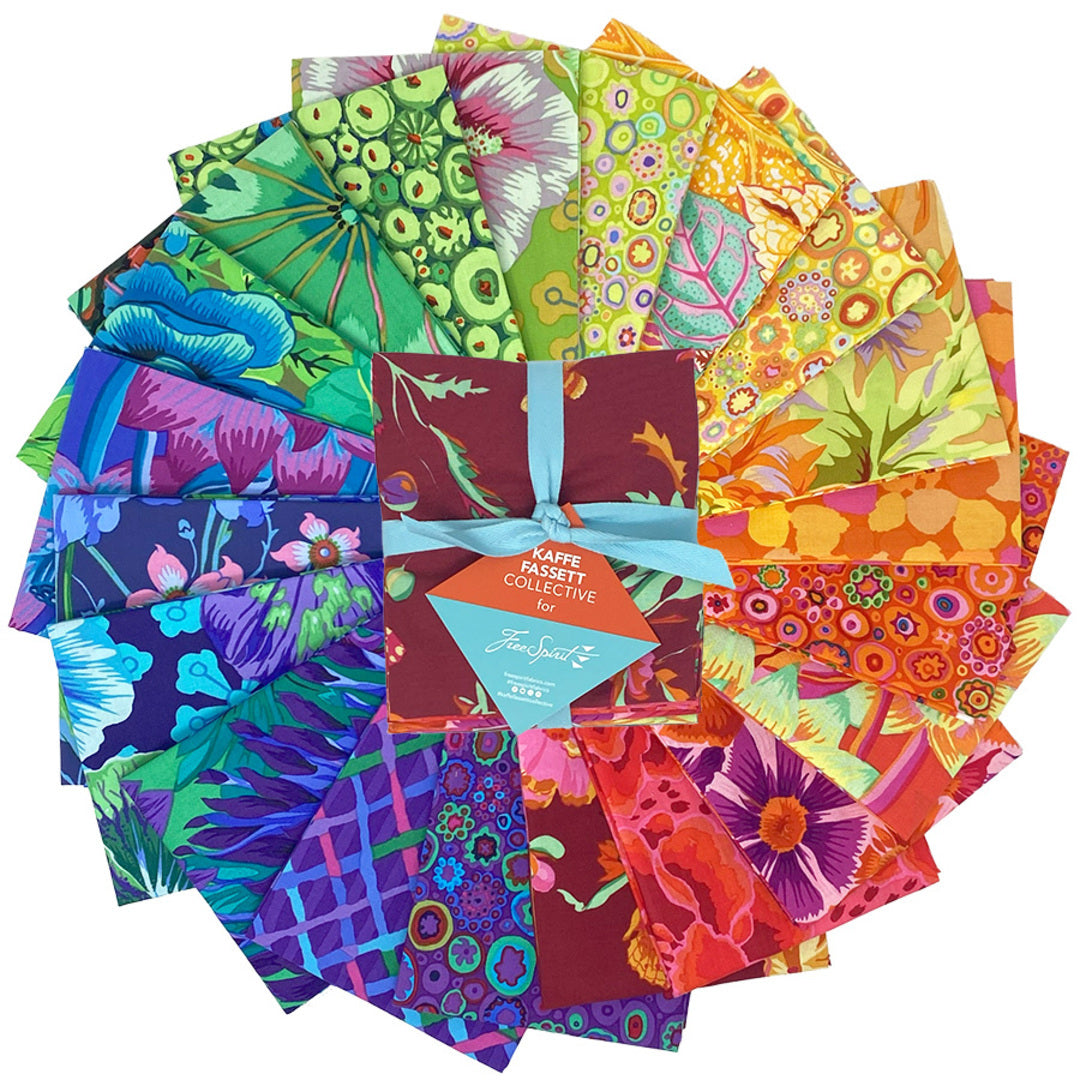 KAFFE FASSETT COLLECTIVE - CLASSICS PLUS PRE-CUTS - SPECTRUM COLORWAY ...