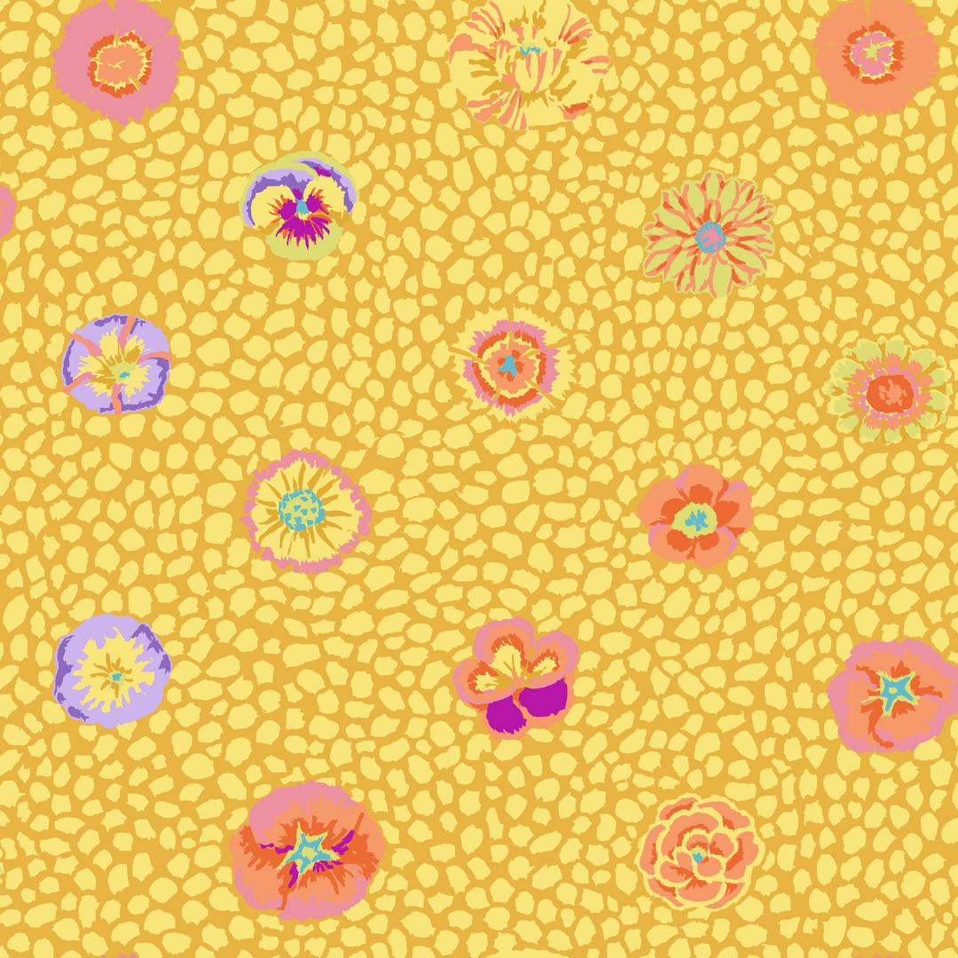 KAFFE FASSETT - KAFFE FASSETT COLLECTIVE - STASH, Guinea Flower, Gold ...