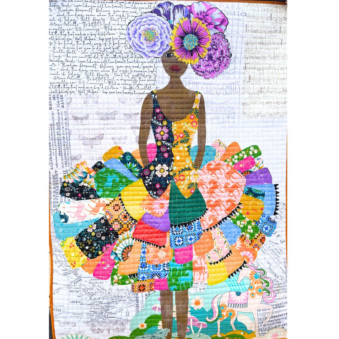 Laura Heine - Mia Collage Quilt Kit – Artistic Quilts with Colors Inc.