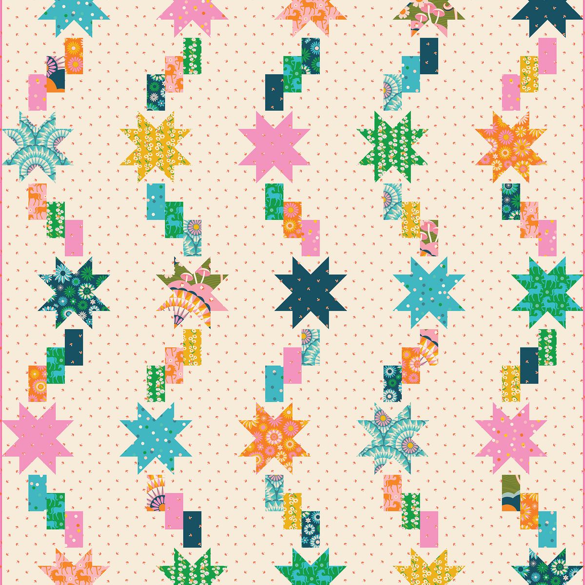 MODERNLY MORGAN - RUBY STAR SOCIETY - CAROUSEL - Fairy Dust Quilt Kit ...