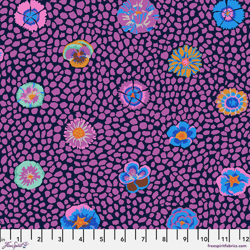 KAFFE FASSETT - KAFFE FASSETT COLLECTIVE - STASH, Guinea Flower, Purpl ...