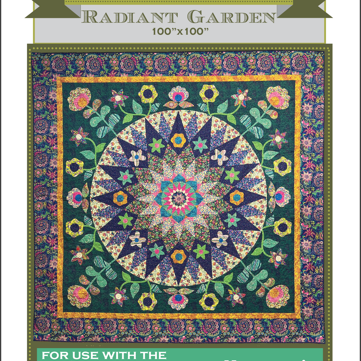 ROBIN RUTH DESIGNS - RADIANT GARDEN PATTERN – Artistic Quilts with ...
