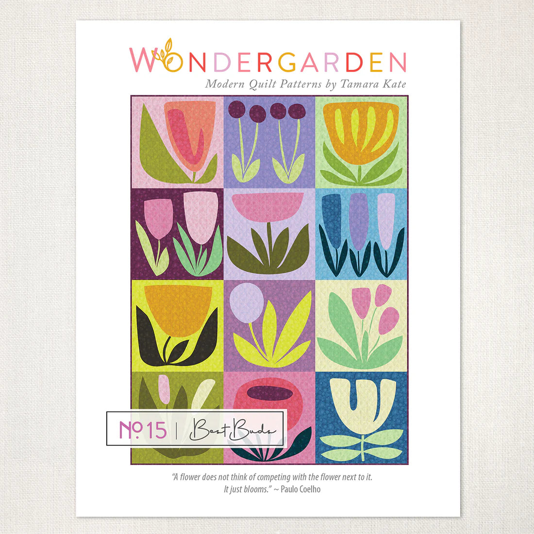 TAMARA KATE - Best Buds Quilt Pattern – Artistic Quilts with Colors Inc.