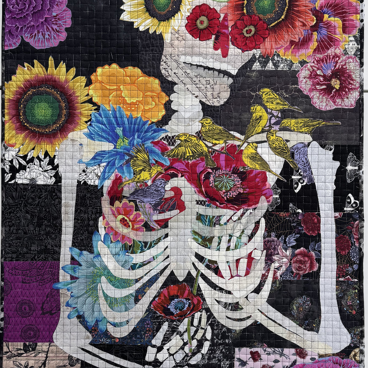 Laura Heine - Dee Ceased Collage Quilt Kit – Artistic Quilts with ...