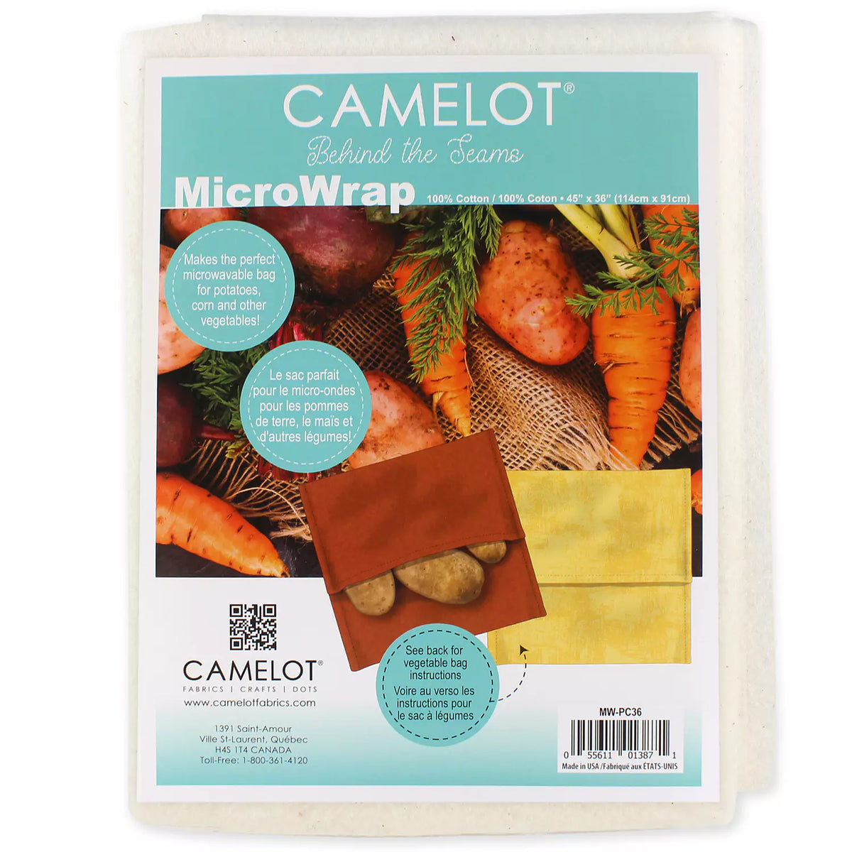 Camelot - BEHIND THE SEAMS - MicroWrap - 36" x 48" – Artistic Quilts ...