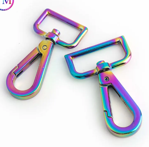 Rainbow Metal Swivel Clips/Clasps For bag making – Artistic Quilts with ...