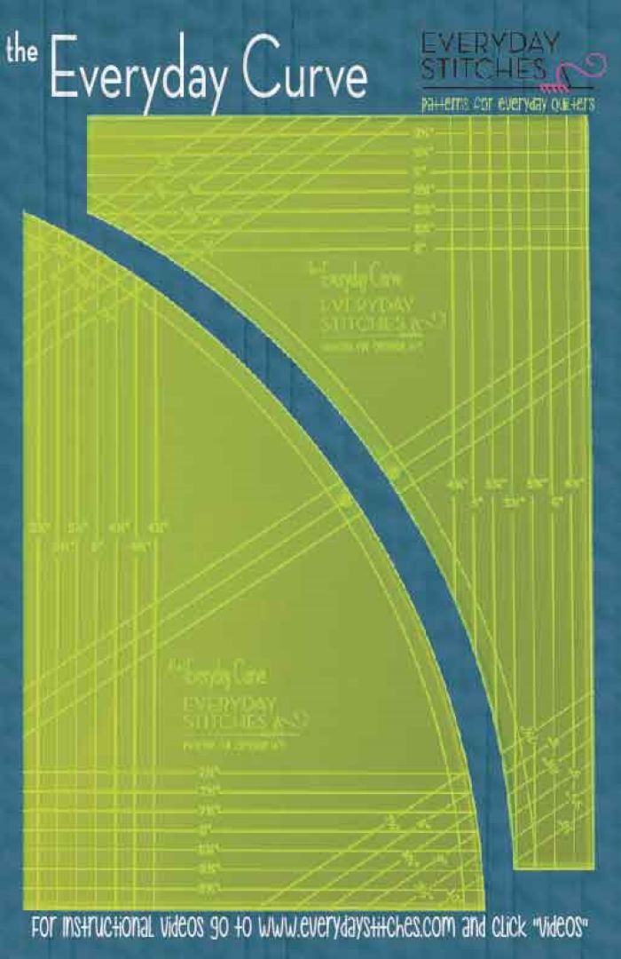 EVERYDAY STITCHES - CURVE TEMPLATE SET – Artistic Quilts with Colors Inc.