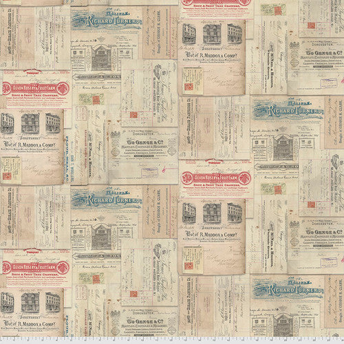 TIM HOLTZ - FOUNDATIONS - Vintage Receipts, Multi – Artistic Quilts ...