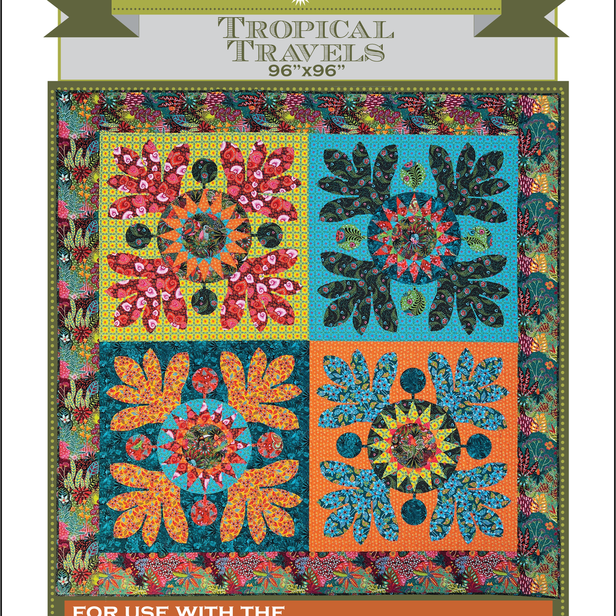 ROBIN RUTH DESIGNS - Tropical Travels PATTERN – Artistic Quilts with ...